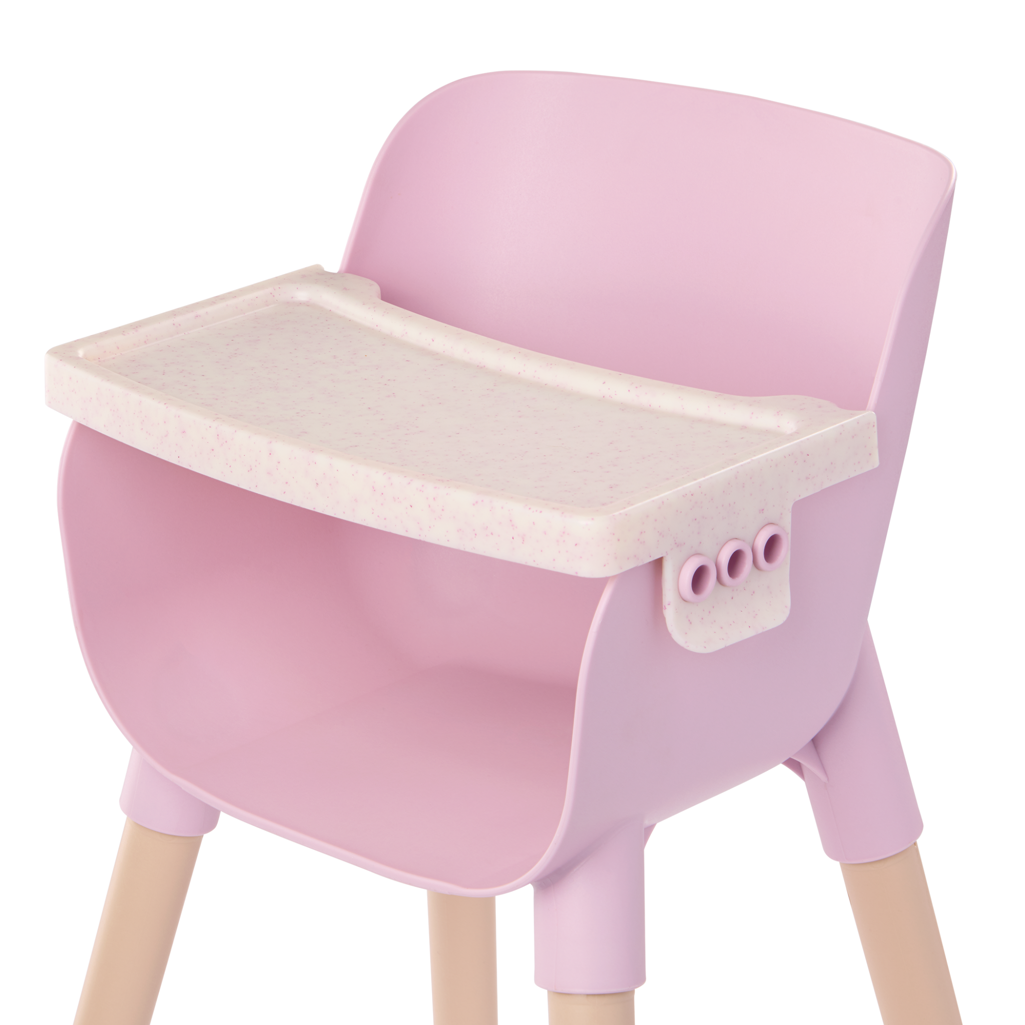 Pink Baby Doll High Chair & Feeding Set | lullababydolls.com